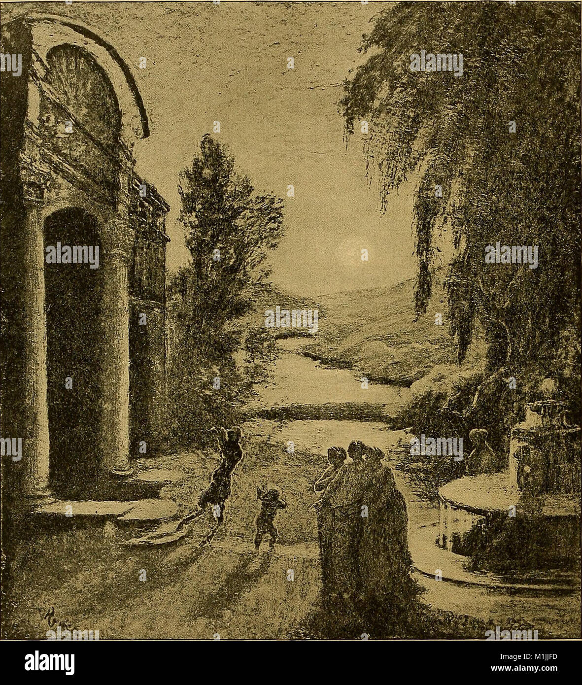 Albert P. Ryder - The Temple of the Mind Stock Photo - Alamy