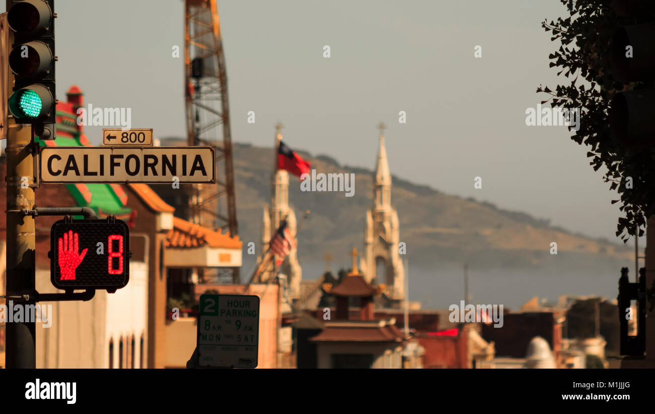 California Street, San Francisco, California Stock Photo - Alamy