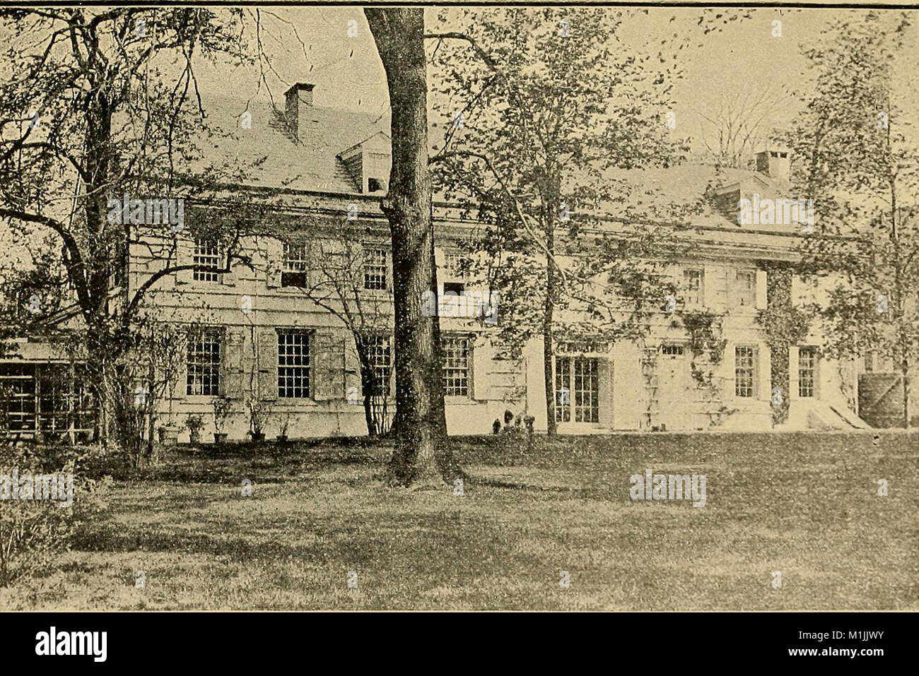 'Wyck' Mansion in Germantown Stock Photo - Alamy