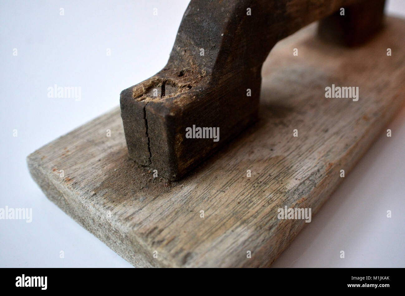 Old wooden float Stock Photo - Alamy