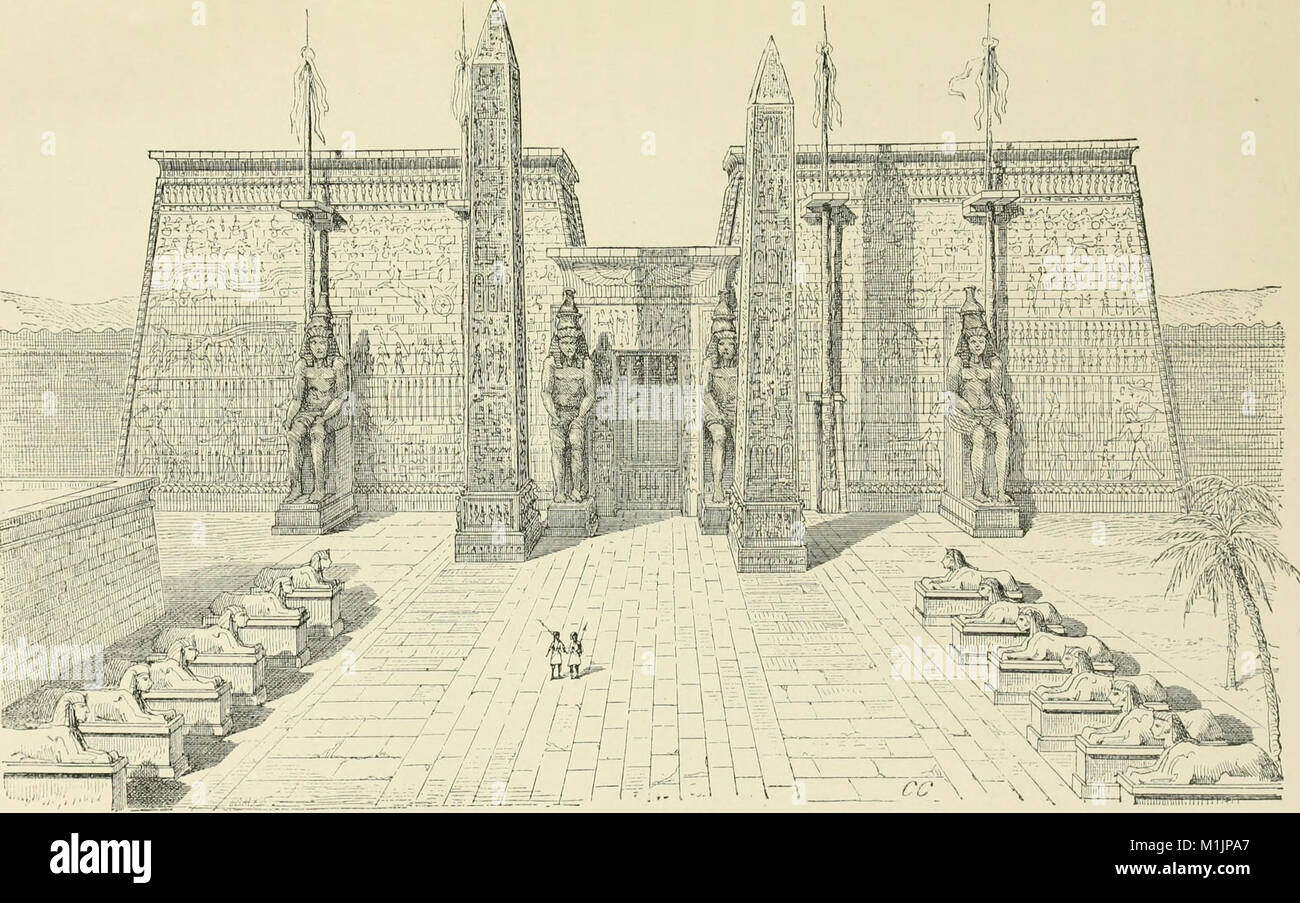 A 1883 historical overview of ancient Egyptian art, including its ...