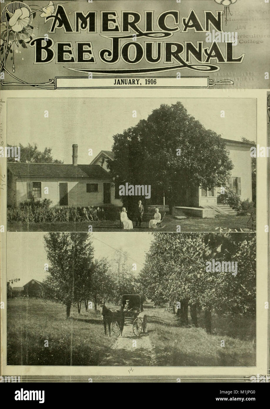 The American Bee Journal, published in 1916, focuses on beekeeping ...