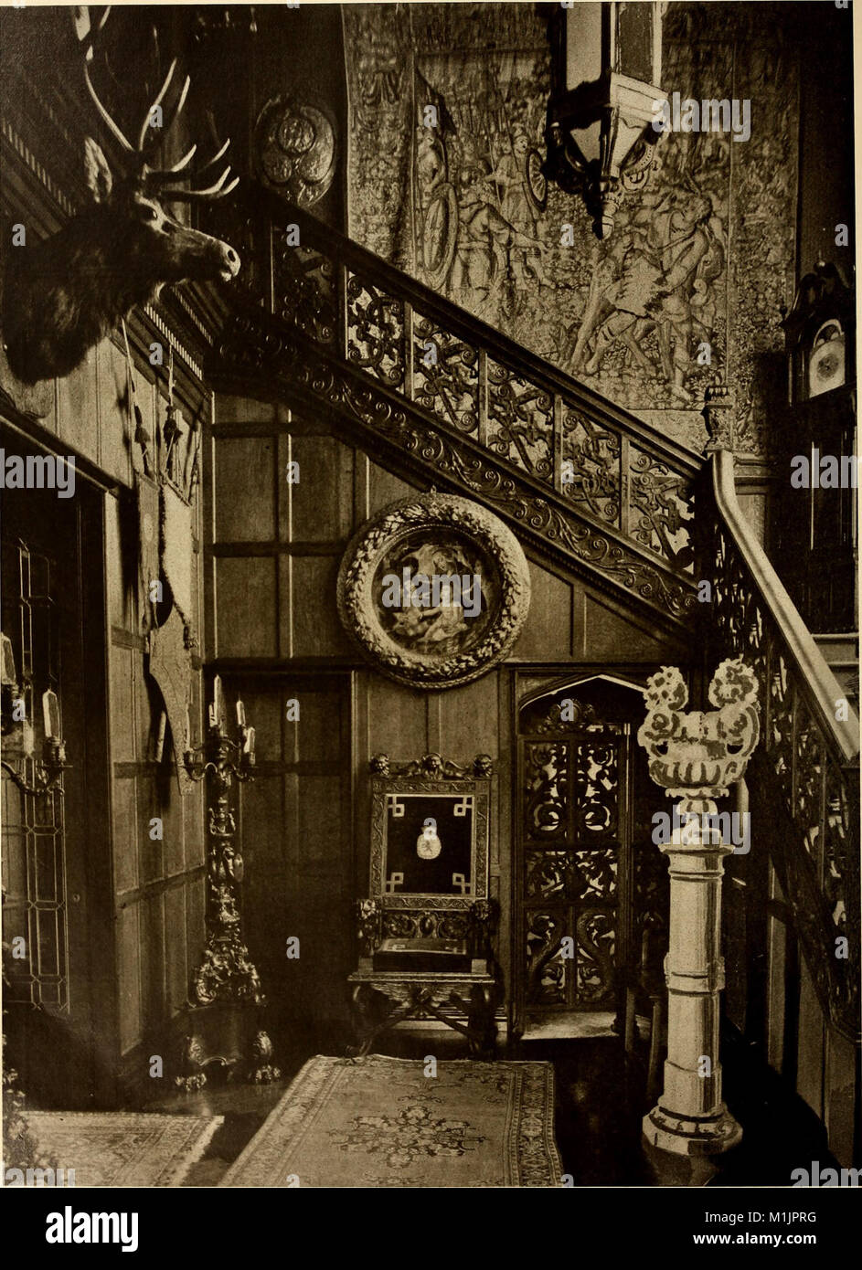 *American Homes and Gardens* (1908) features articles on interior ...