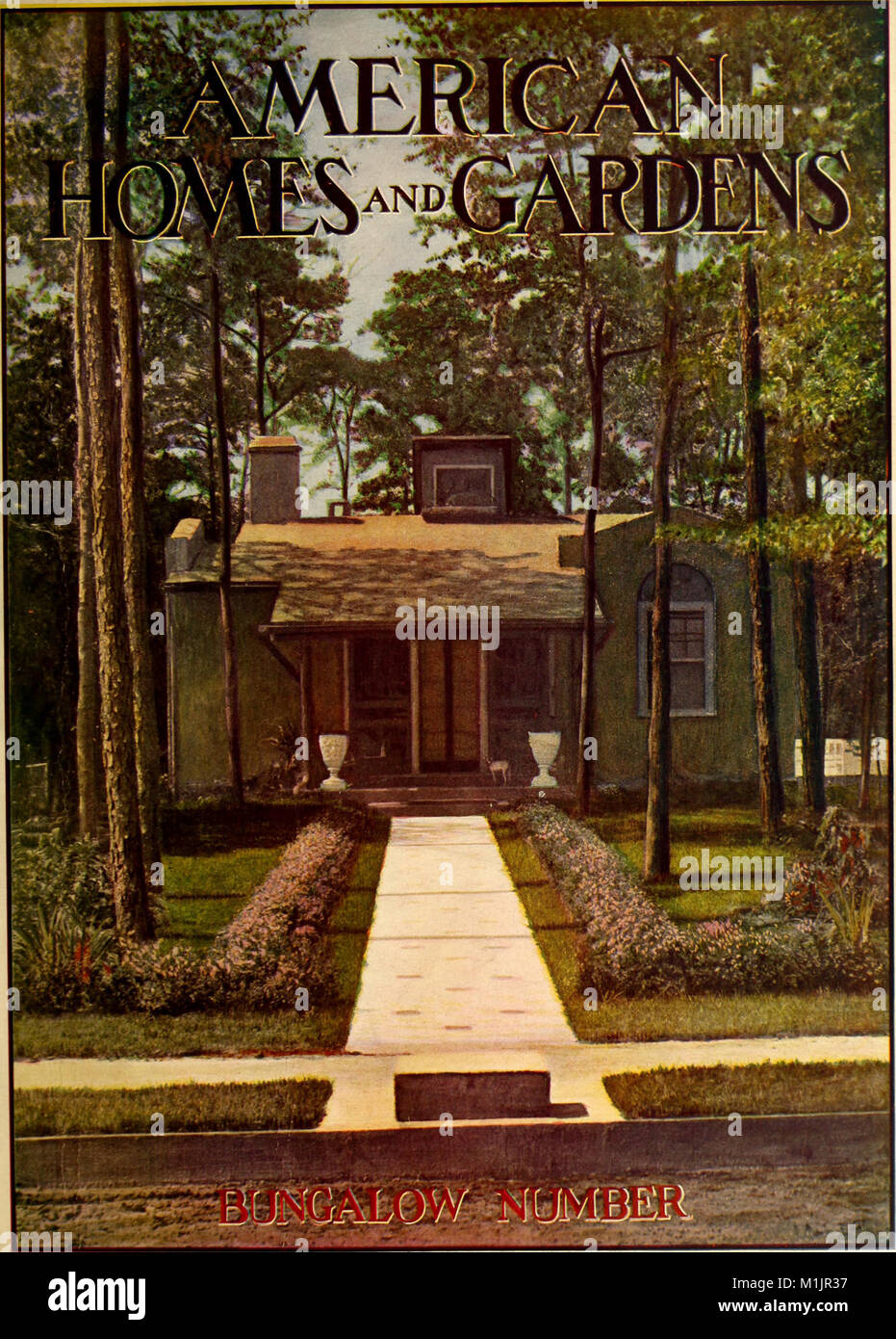 A 1908 publication featuring American homes and gardens, showcasing ...