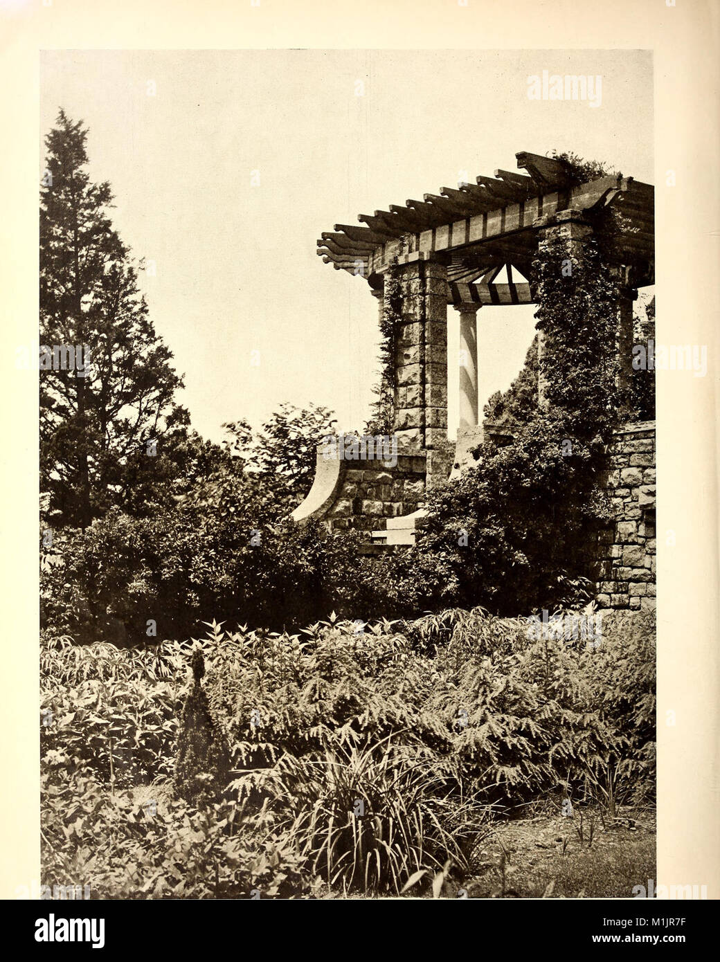 This 1907 volume highlights American homes and gardens with detailed ...