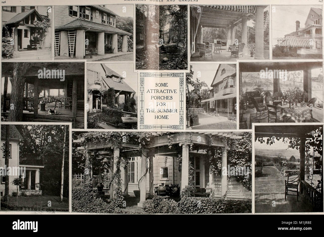 Showcases house designs with illustrations hi-res stock photography and ...