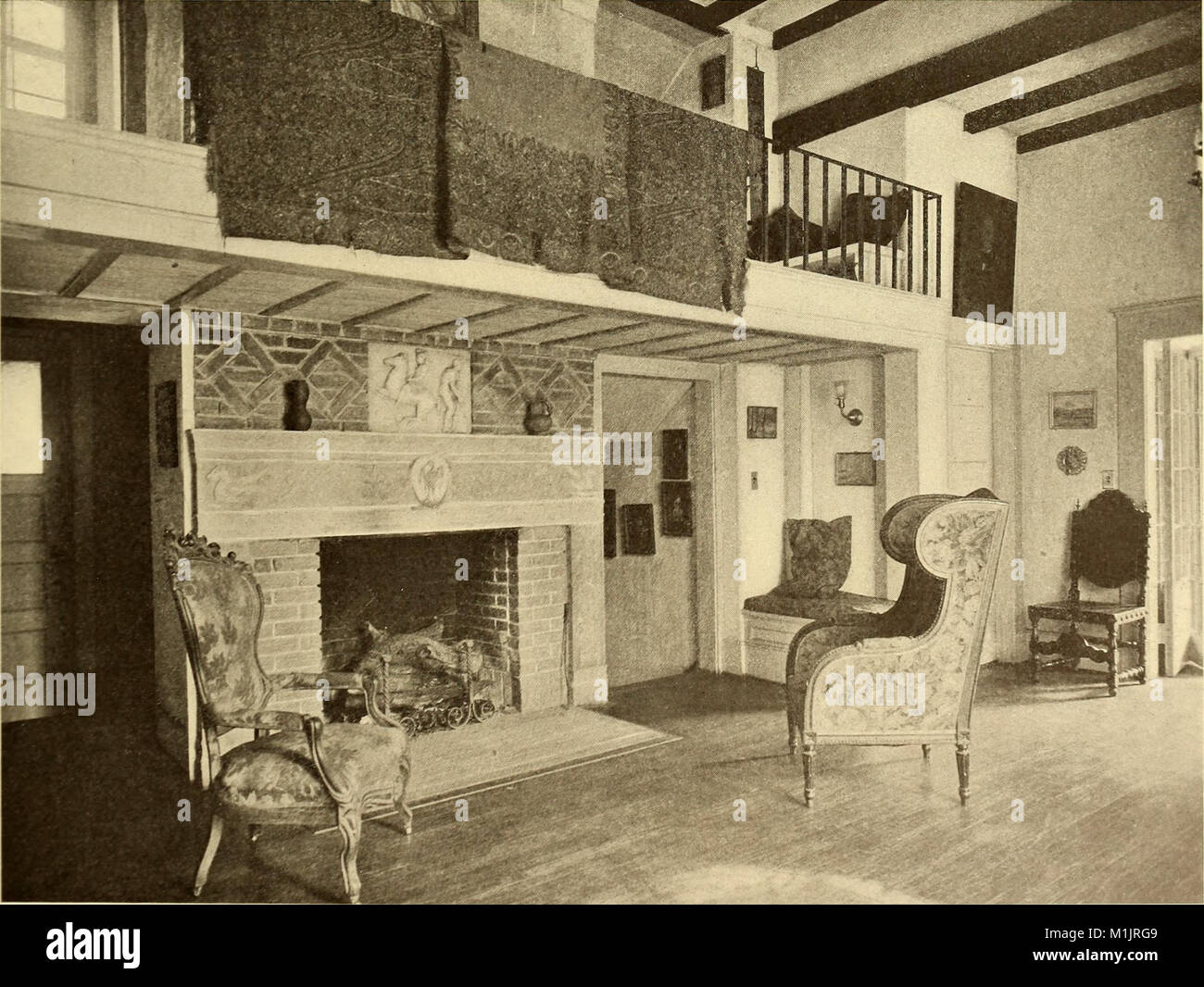 'American Homes and Gardens' (1912) showcases residential architecture ...