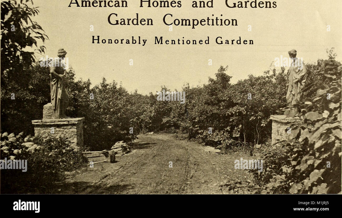 The 1910 edition of 'American Homes and Gardens' presents the evolving ...