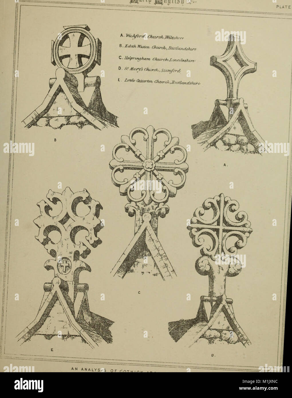 An analysis of Gothic architecture. Illustrated by a series of upwards ...