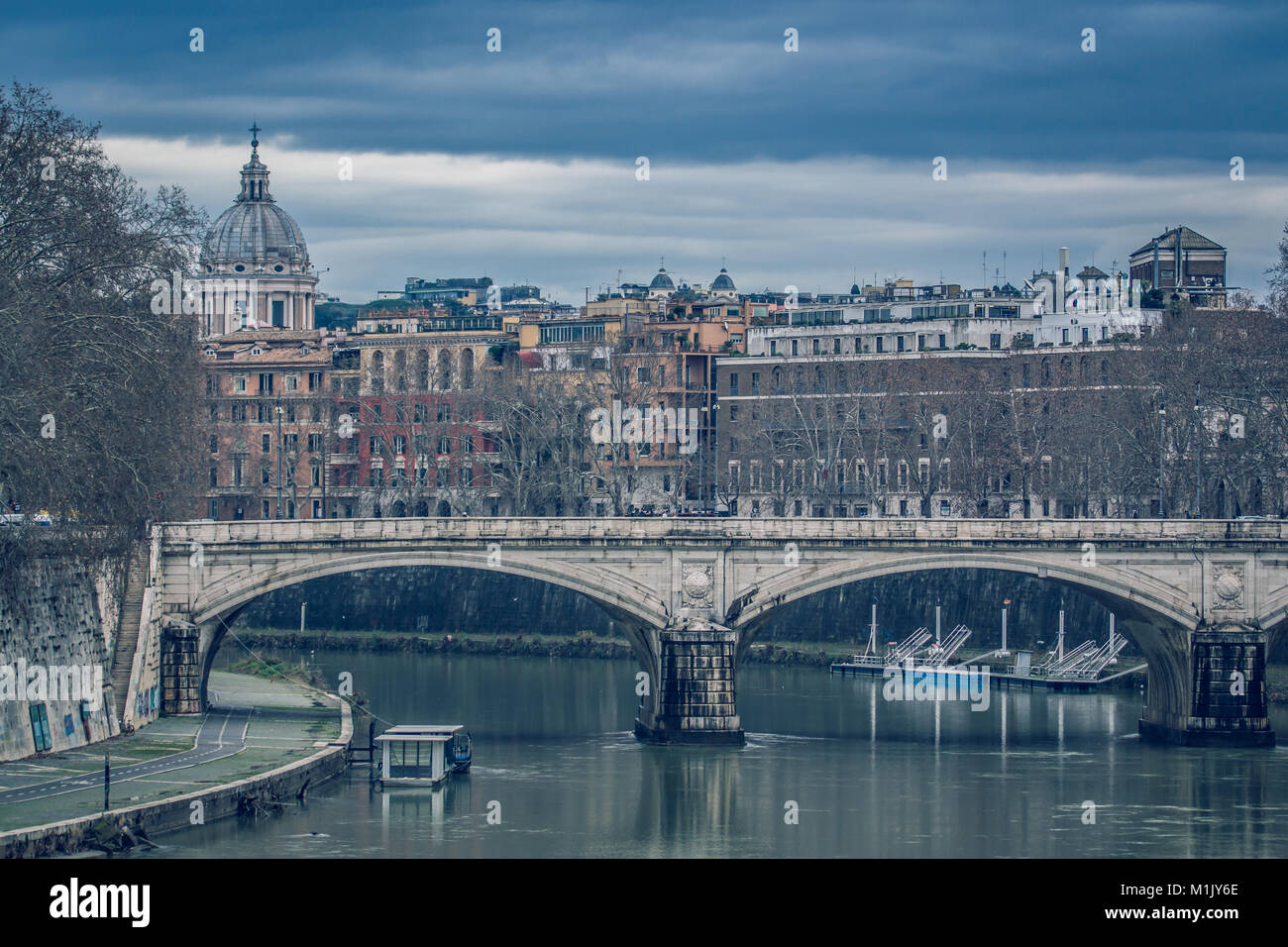Rome the eternal city River Tiber Italy Stock Photo - Alamy