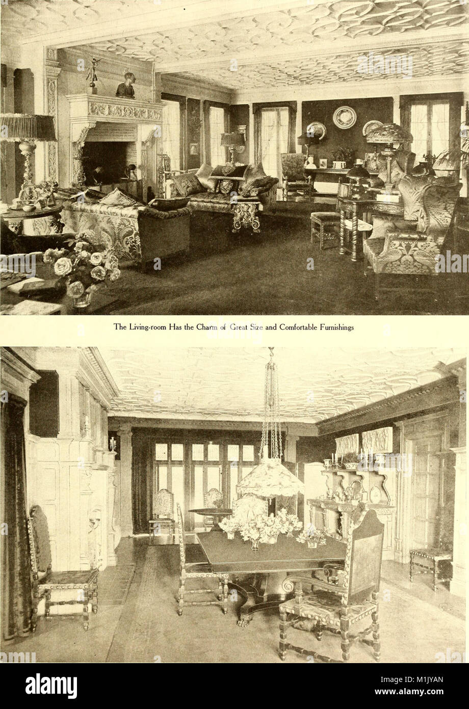 The 1907 publication 'American Homes and Gardens' focuses on the design ...