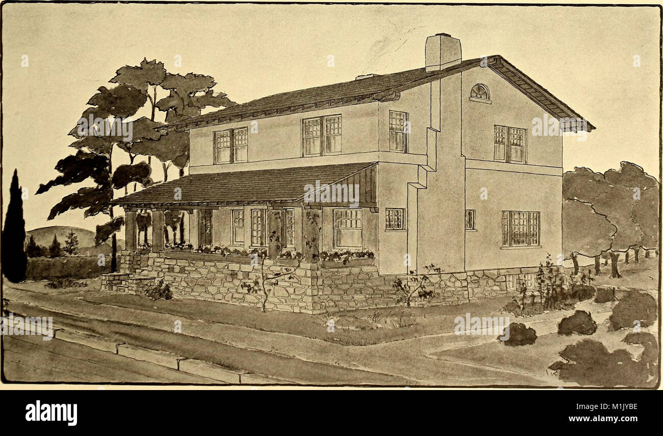 This 1909 publication highlights American homes and gardens, showcasing ...