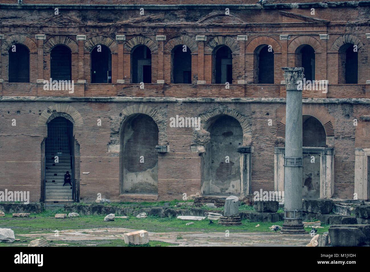Rome varied antique architecture ruins Italy Rome the eternal city ...