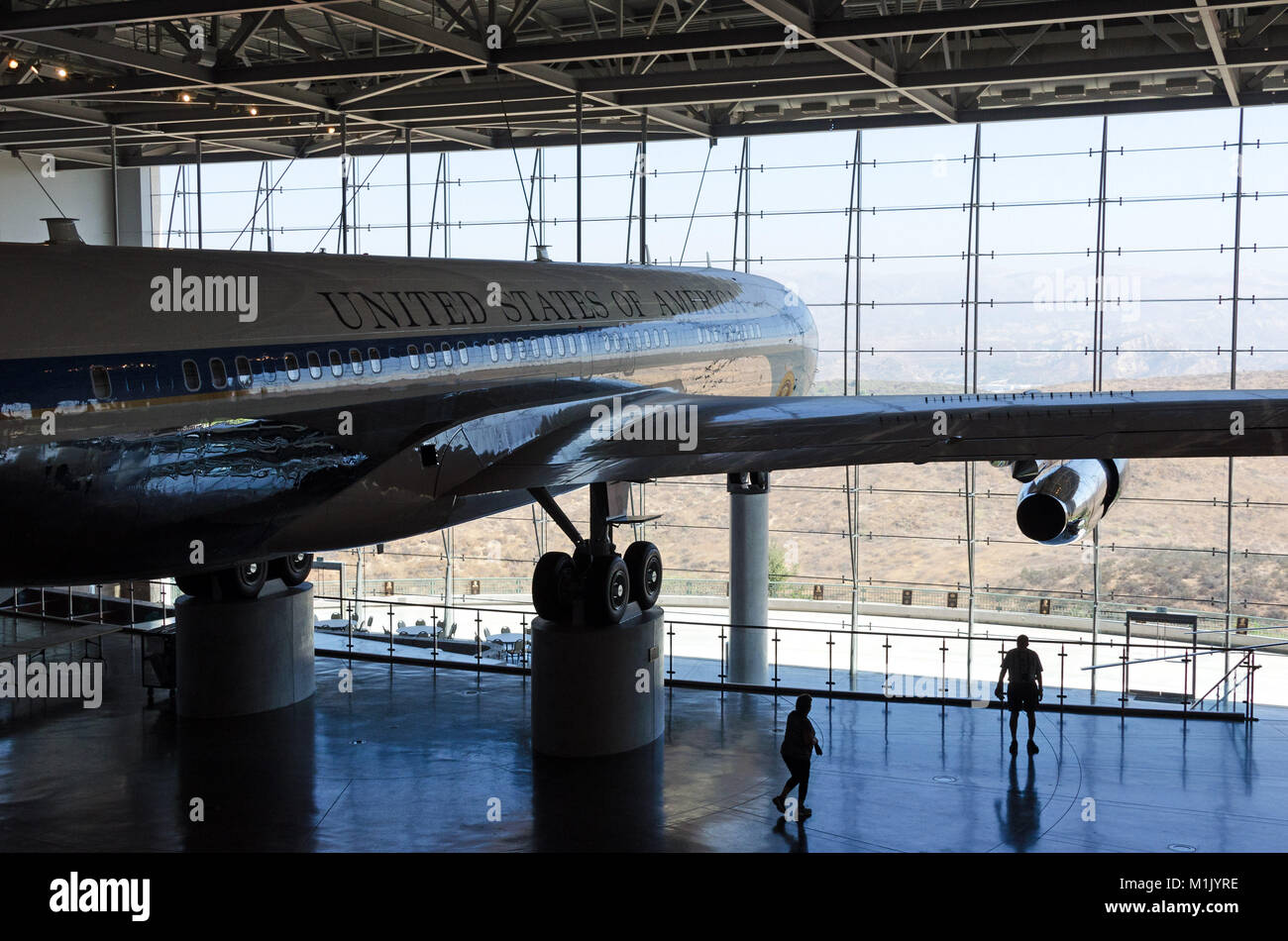 Air Force One, in the Air Force One Pavilion of the Ronald Reagan ...