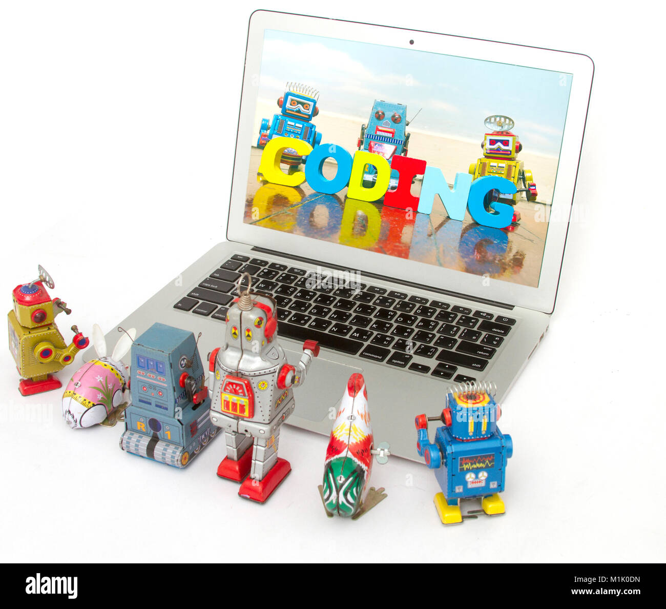 Robot programming language image Cut Out Stock Images & Pictures - Alamy