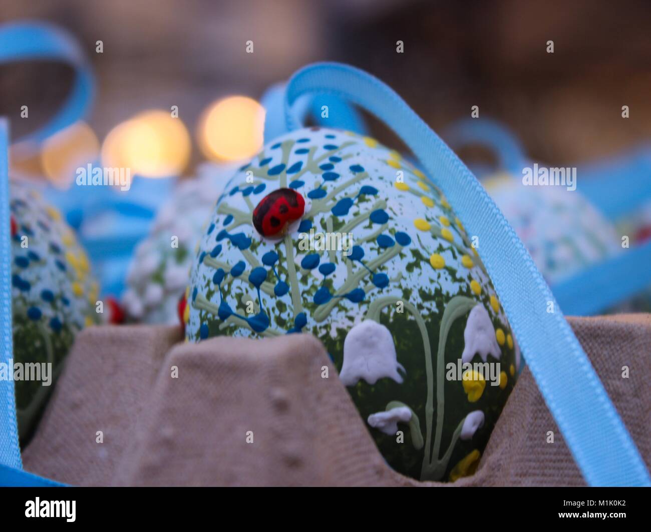 beautiful unique easter eggs artistic Stock Photo - Alamy