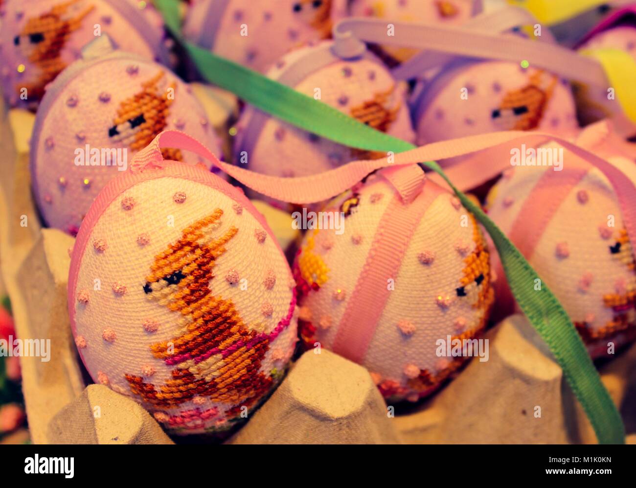 beautiful unique easter eggs artistic Stock Photo - Alamy
