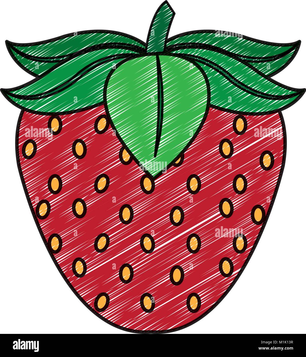 Isolated strawberry design Stock Vector Image & Art - Alamy