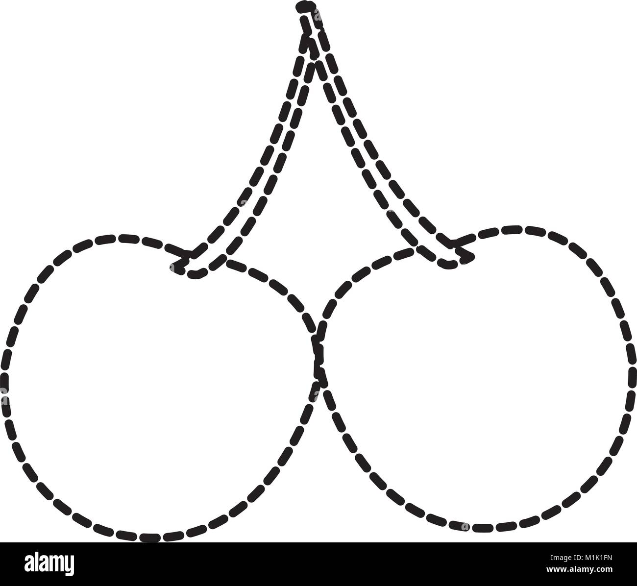 Cherry stem Black and White Stock Photos & Images - Alamy