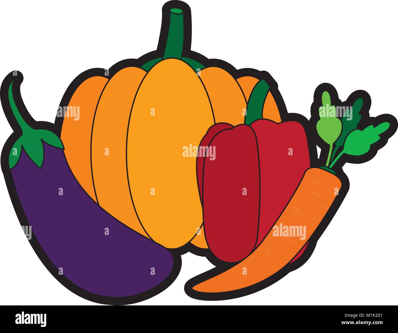 Isolated vegetables design Stock Vector Image & Art - Alamy