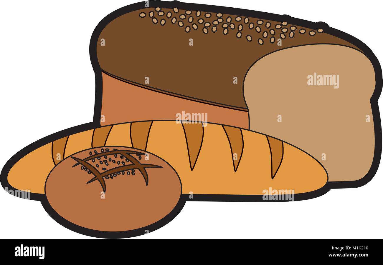 Isolated bread design Stock Vector Image & Art - Alamy