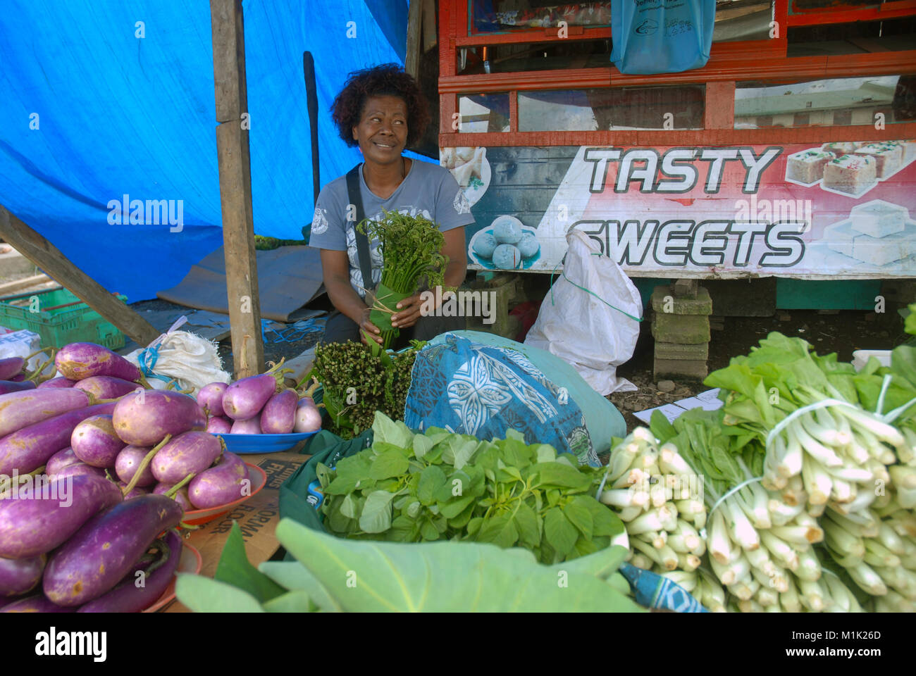Fruit and Vegetable Market, Suva, Fiji Stock Photo - Alamy