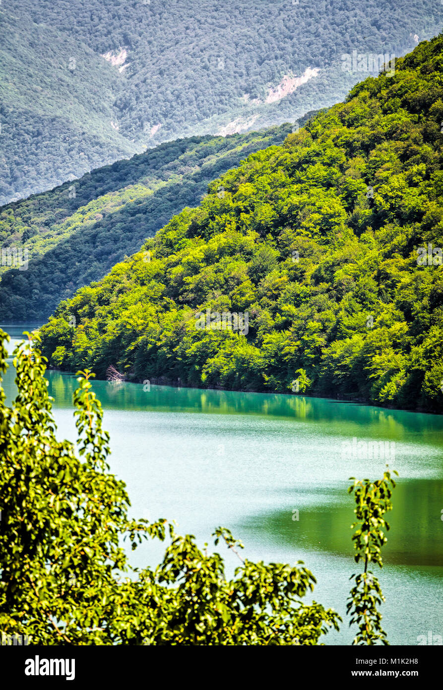 Landscape mountain river turquoise hi-res stock photography and images ...
