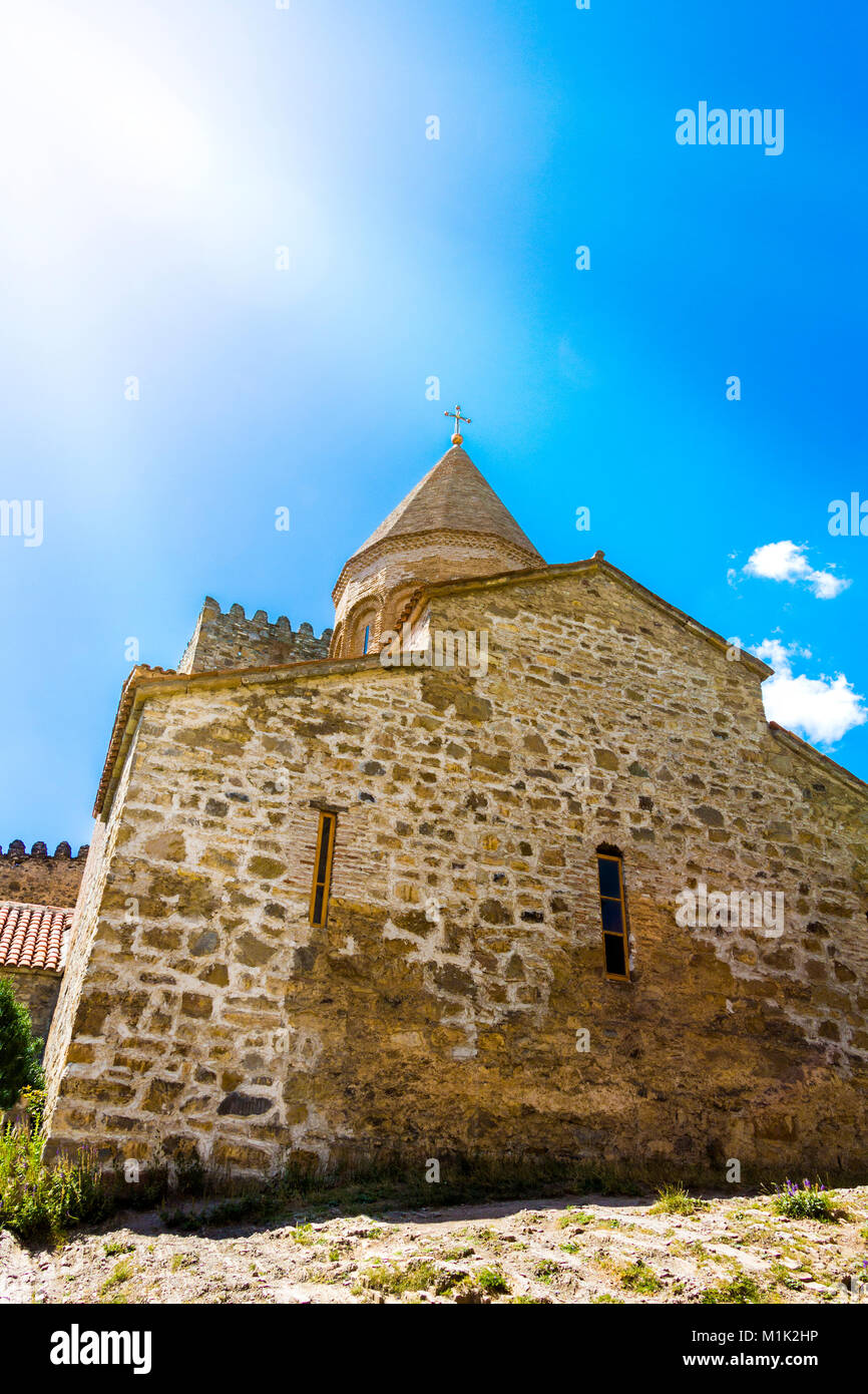 Old ancient stone walls and towers of the fortress Stock Photo - Alamy