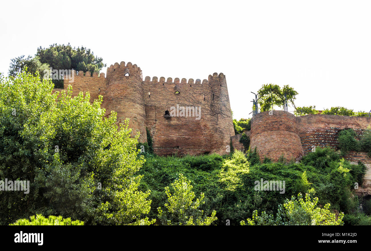 Old ancient stone walls and towers of the fortress Stock Photo - Alamy