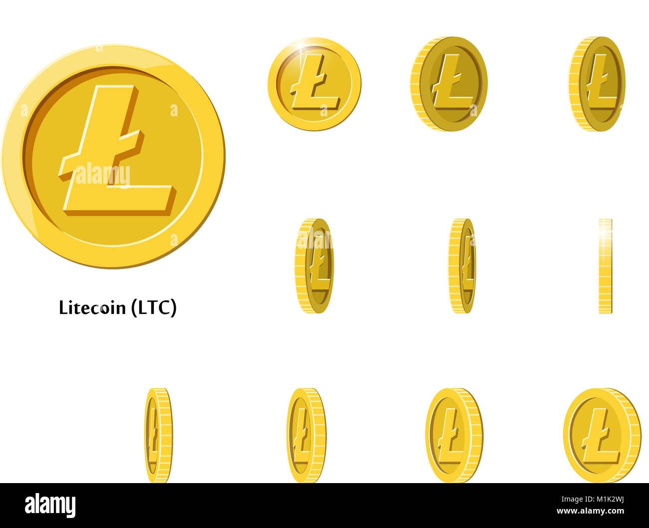 Litecoin symbol Stock Vector Images - Alamy