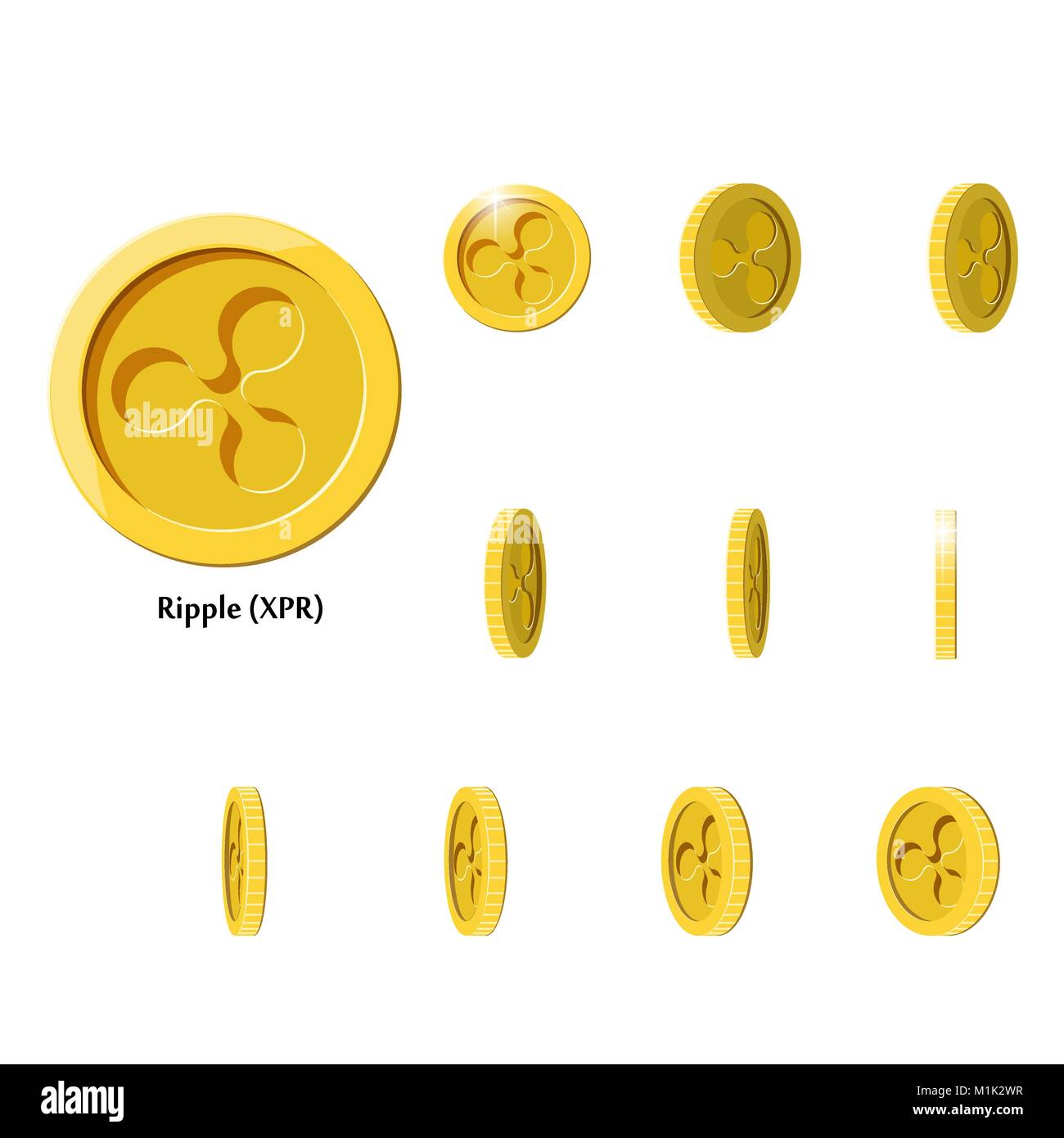 Gold Rotate ripple Frames Stock Vector Image & Art - Alamy