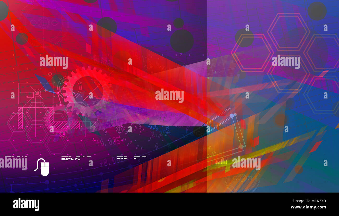Abstract Technology Background - Stock Image Illustration as JPG File ...