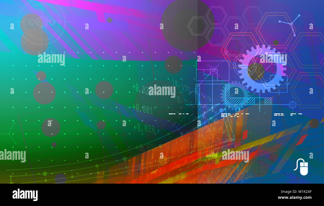 Abstract Technology Background - Stock Image Illustration as JPG File ...