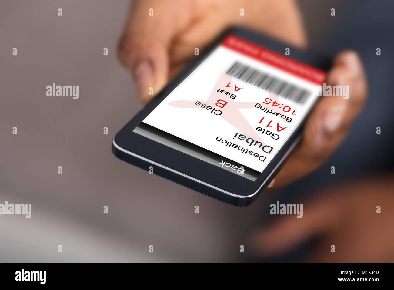 Digital boarding pass hi-res stock photography and images - Alamy