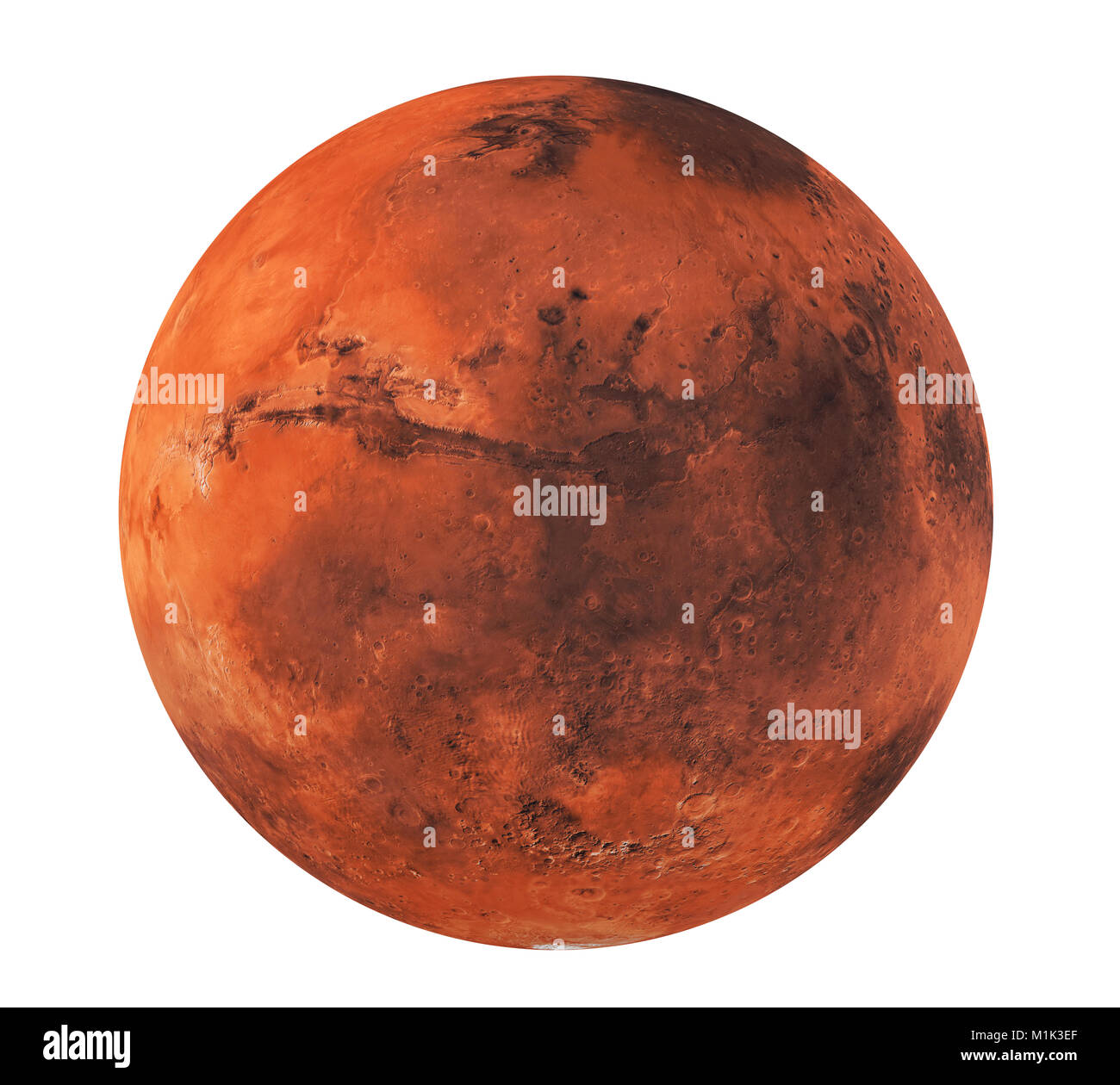 Planet Mars Isolated (Elements of this image furnished by NASA Stock ...
