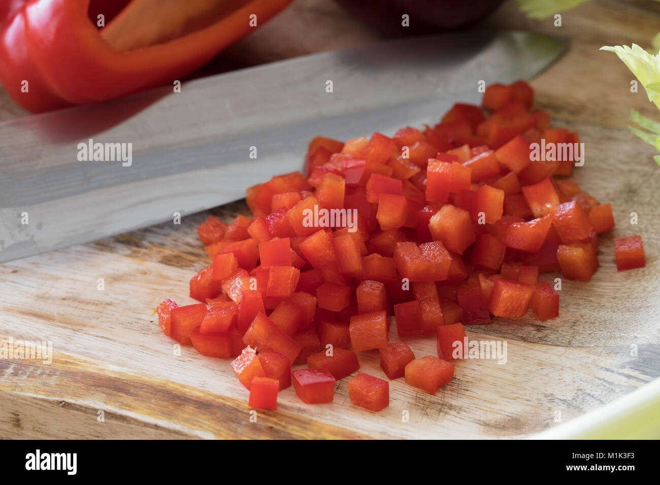 Brunoise cut hi-res stock photography and images - Alamy