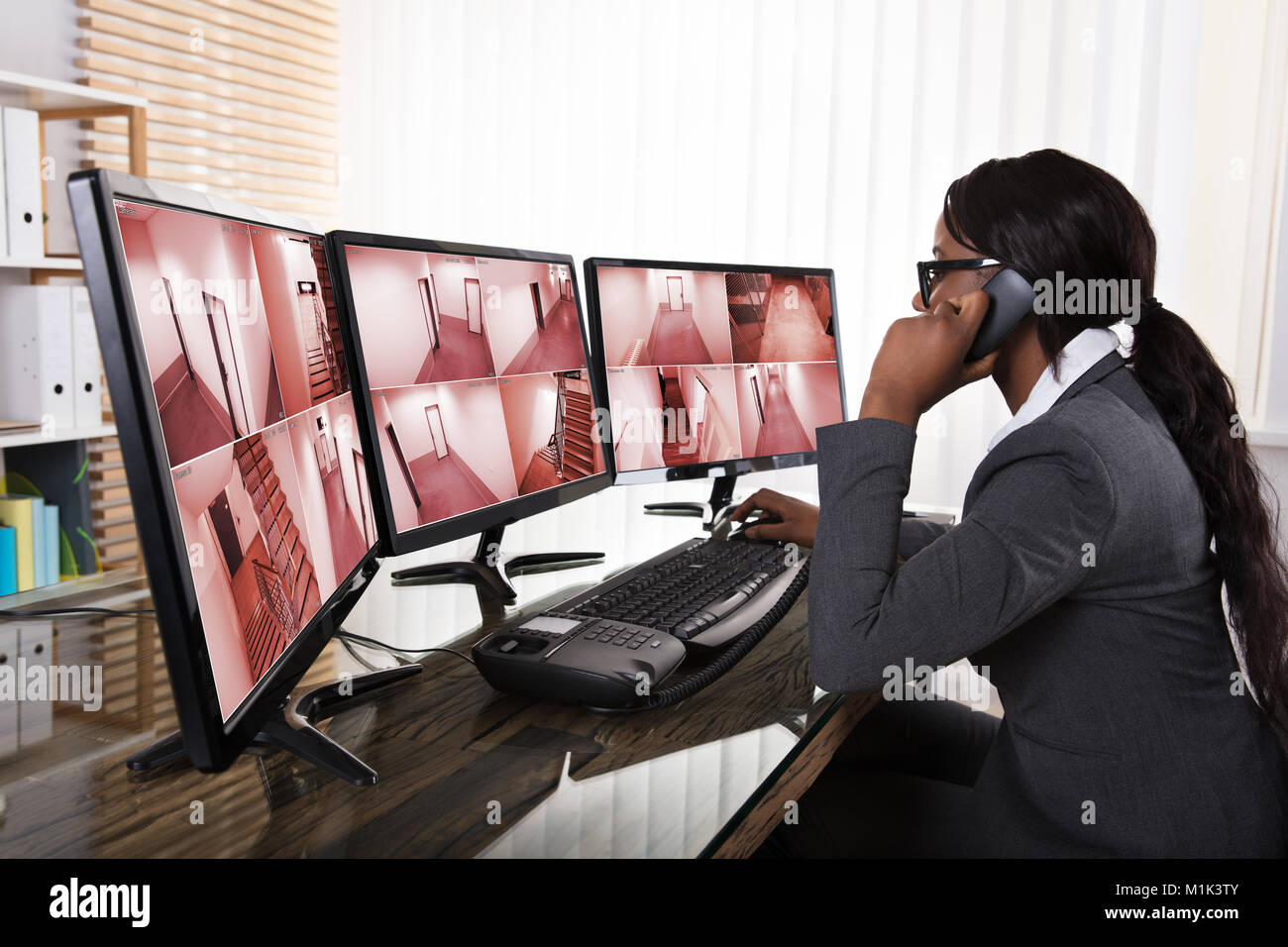 Call monitoring hi-res stock photography and images - Alamy