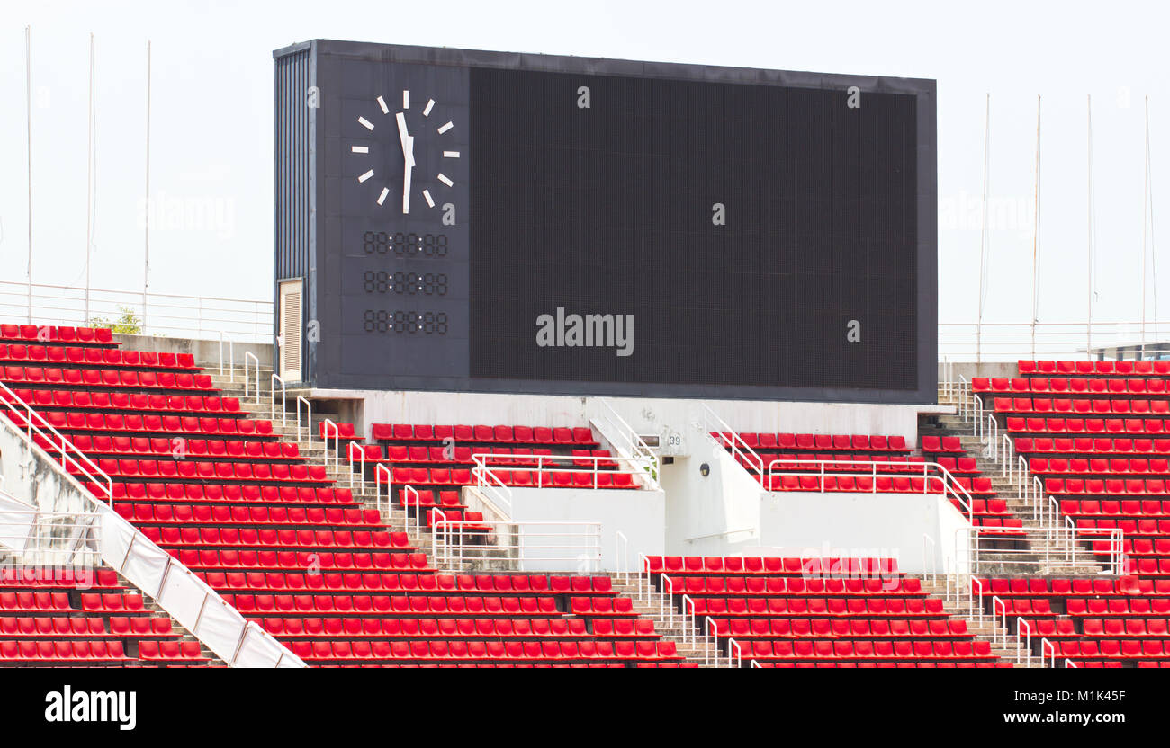 Football stadium scoreboard hi-res stock photography and images - Alamy