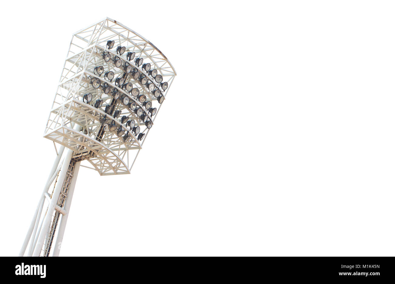 Tall stadium light tower Cut Out Stock Images & Pictures - Alamy