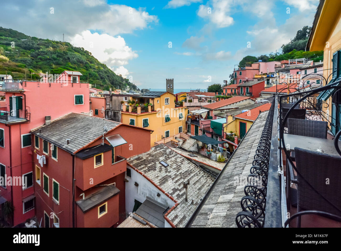 The colorful italian village of Monterosso al Mare, part of the Italian ...