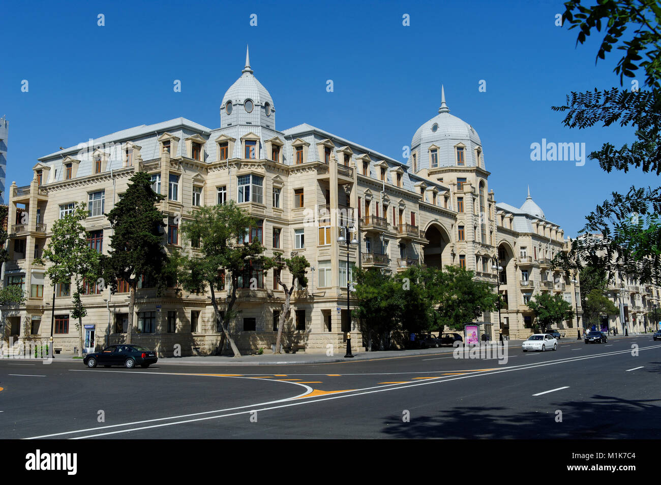 Architecture of the buildings of Baku, Azerbaijan 2010 Stock Photo - Alamy