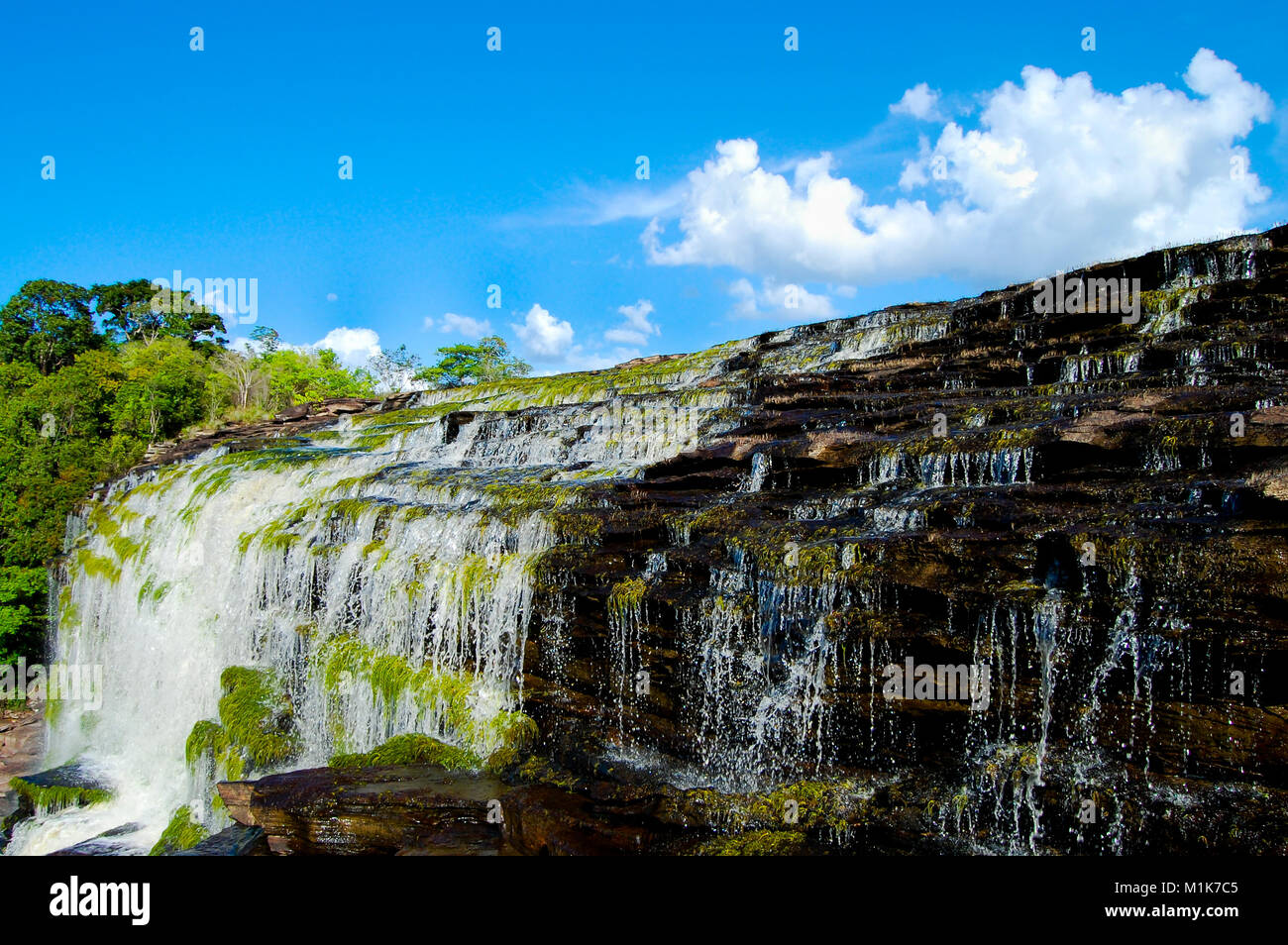Hacha Waterfall - Venezuela Stock Photo - Alamy