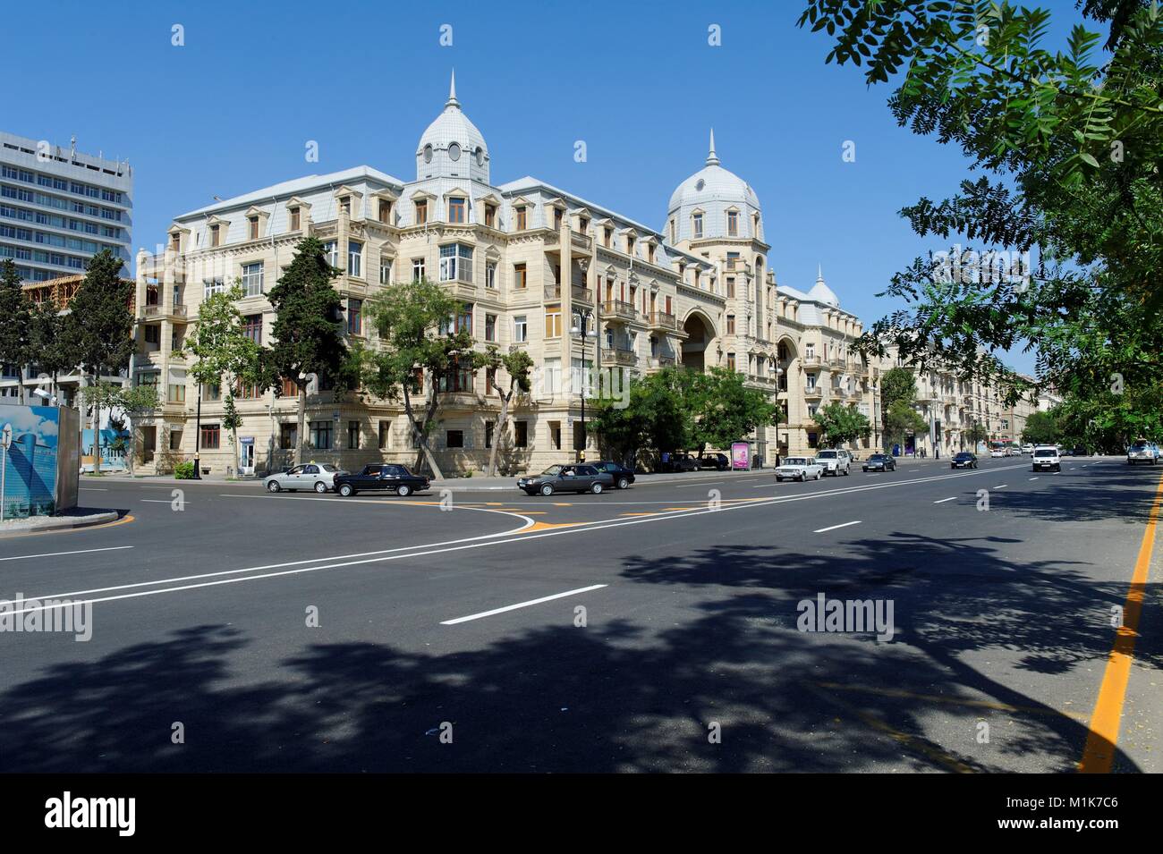 Architecture of the buildings of Baku, Azerbaijan 2010 Stock Photo - Alamy