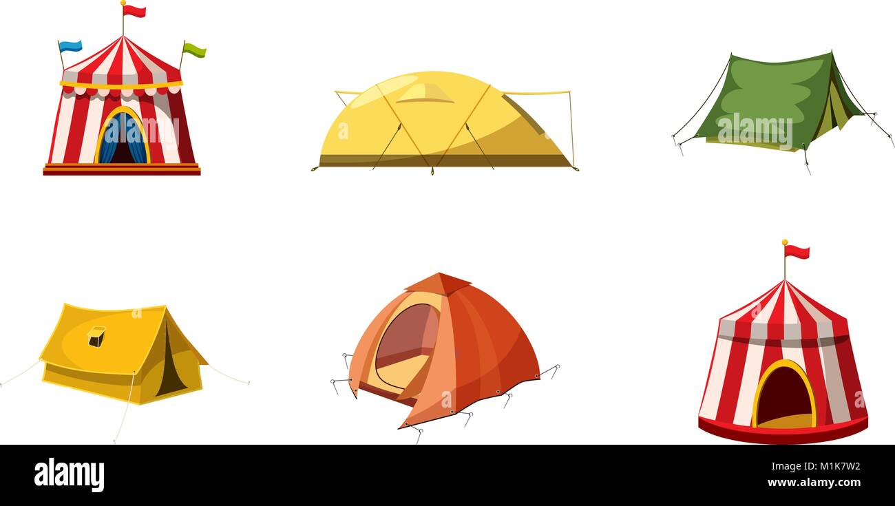 Hunting tent icon cartoon Stock Vector Images - Alamy