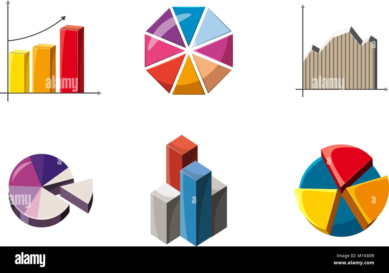 Column graph cartoon style hi-res stock photography and images - Alamy