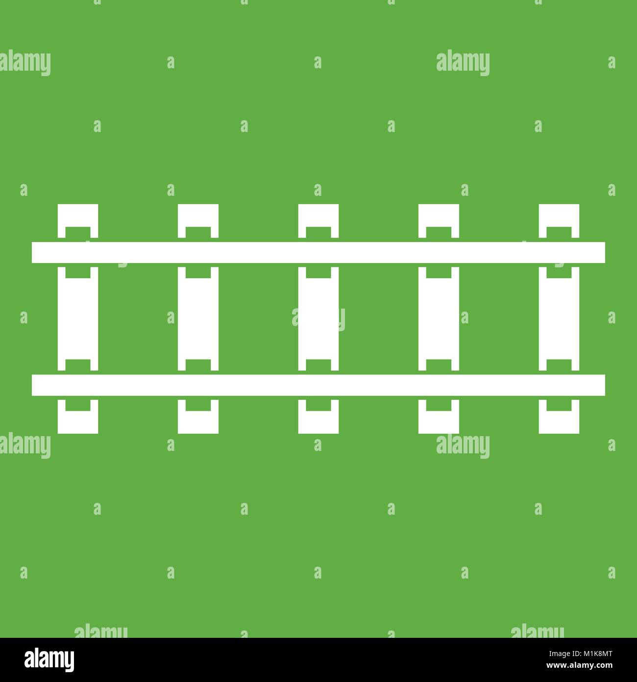 Railway icon green Stock Vector Image & Art - Alamy
