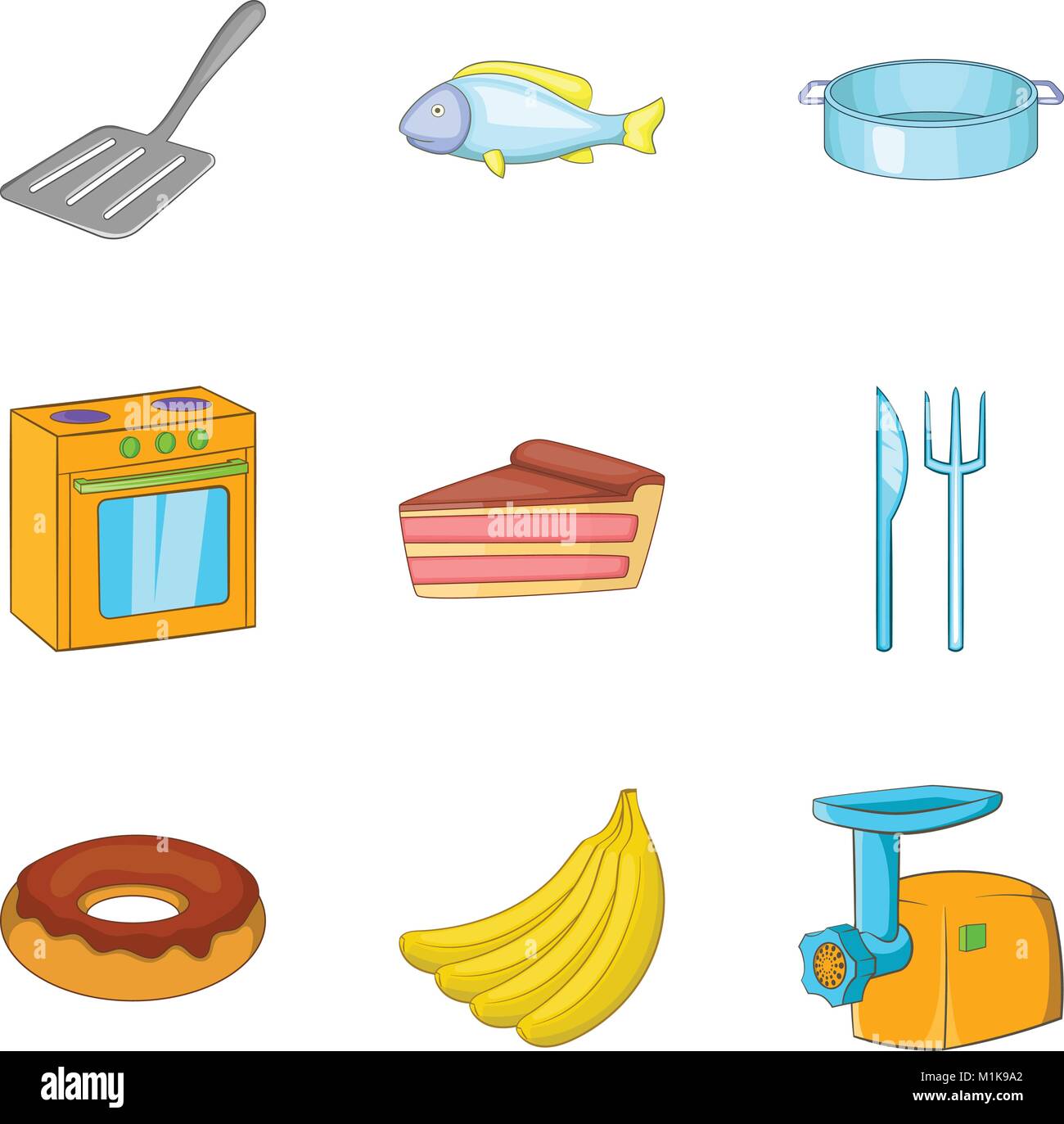 Caboose icons set, cartoon style Stock Vector Image & Art - Alamy