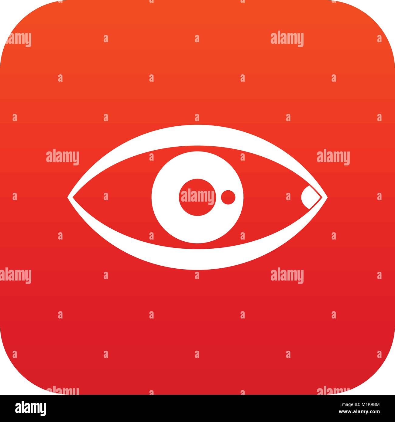 Human eye icon digital red Stock Vector Image & Art - Alamy