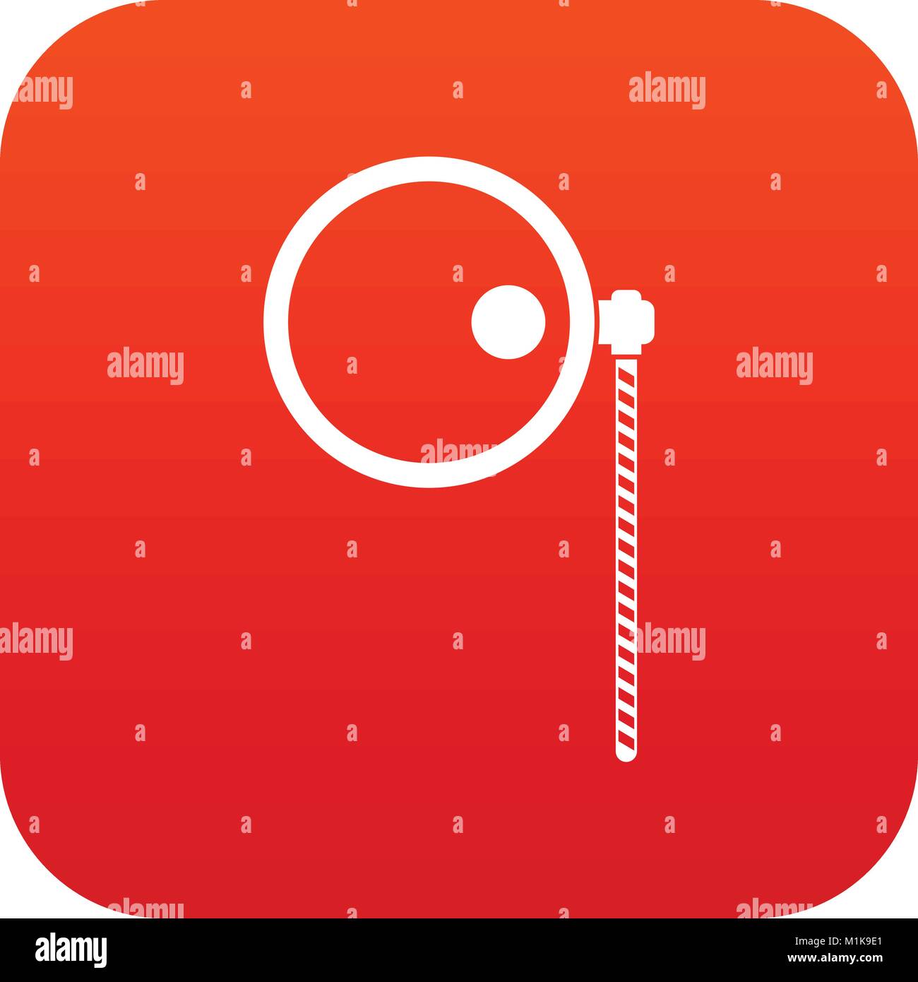 Monocle icon digital red Stock Vector Image & Art - Alamy