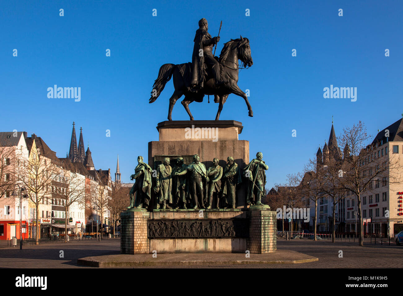 Kaiser friedrich monument hi-res stock photography and images - Alamy